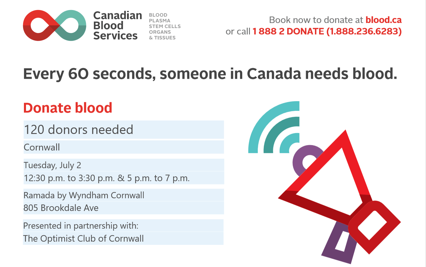 Canadian Blood Services | 104.5 Fresh Radio