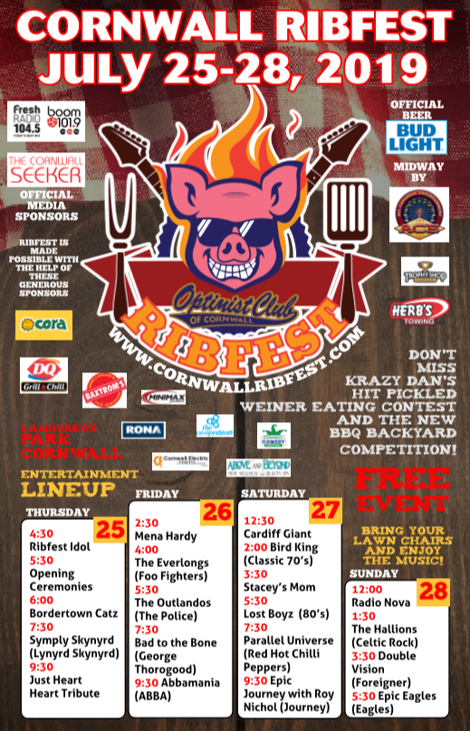 Cornwall Ribfest 2019 | 104.5 Fresh Radio